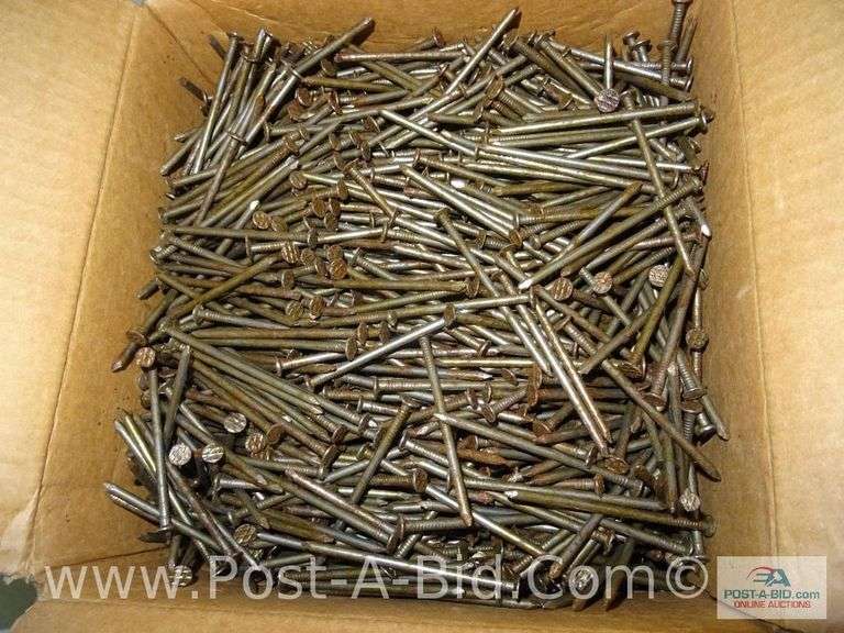 50 lbs. 16 Penny Sinker Nails. - Elsenpeter Auctions & Real Estate, Inc ...