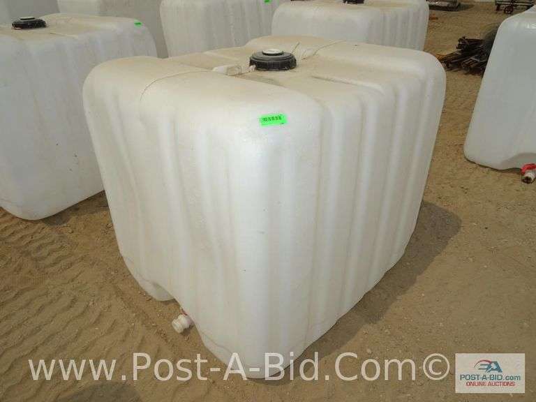 250 Gallon Poly Tank, With Val - Elsenpeter Auctions & Real Estate, Inc ...