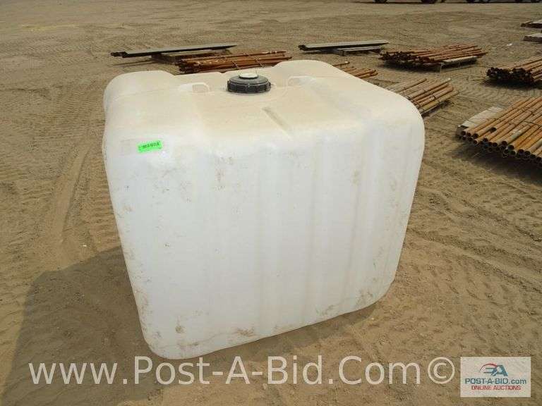 250 Gallon Poly Tank, With Val - Elsenpeter Auctions & Real Estate, Inc ...