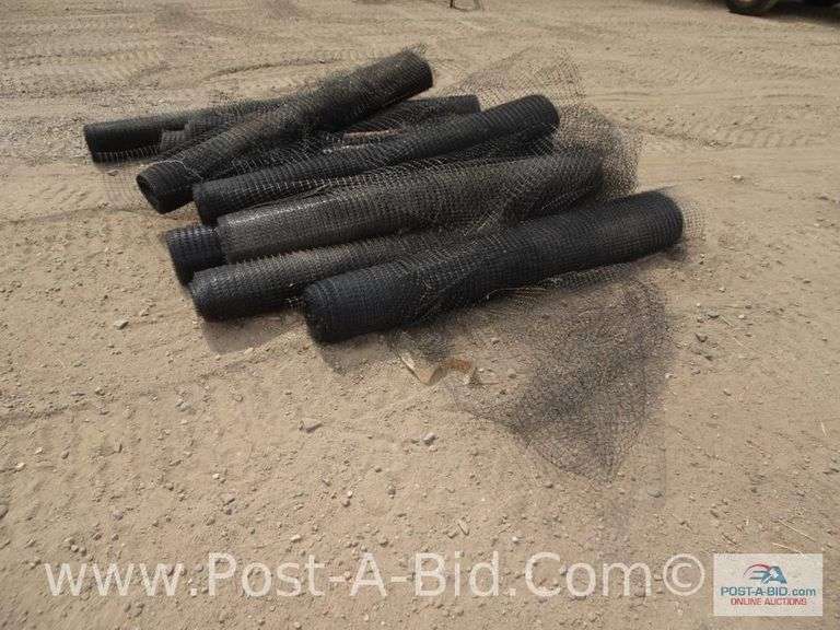 12-Rolls Of 6' Tall Plastic Fe - Elsenpeter Auctions & Real Estate, Inc ...