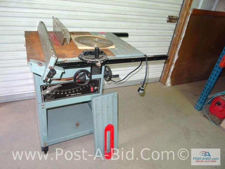 Delta 10" Table Saw, Model 34- - Elsenpeter Auctions & Real Estate, Inc ...