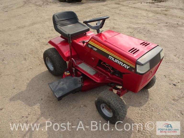 Murray 12 HP 38" Mower, Owner - Elsenpeter Auctions & Real Estate, Inc ...