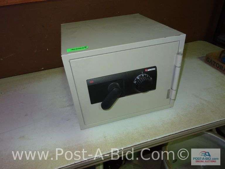 Sentry Safe 13" x 10" Has Comb - Elsenpeter Auctions & Real Estate, Inc ...