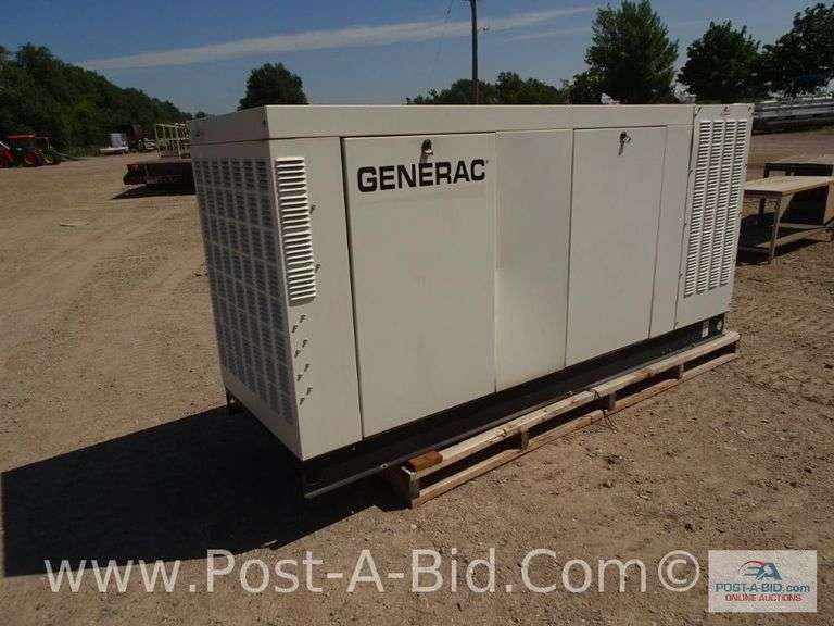 Generac 80 kw Liquid Cooled Co - Elsenpeter Auctions & Real Estate, Inc ...