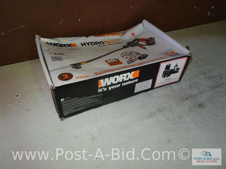Worx Hydro Shot Washer, Owner - Elsenpeter Auctions & Real Estate, Inc ...