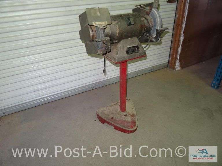 Industrial 2 Wheel Grinder On - Elsenpeter Auctions & Real Estate, Inc ...