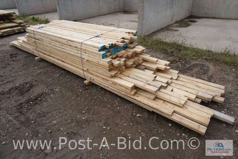 Bundle Of 2x4 Lumber- Var - Elsenpeter Auctions & Real Estate, Inc. dba ...