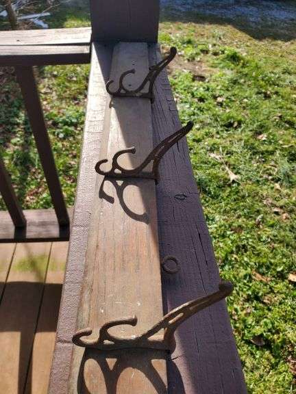 Primitive coat rack - Parrott