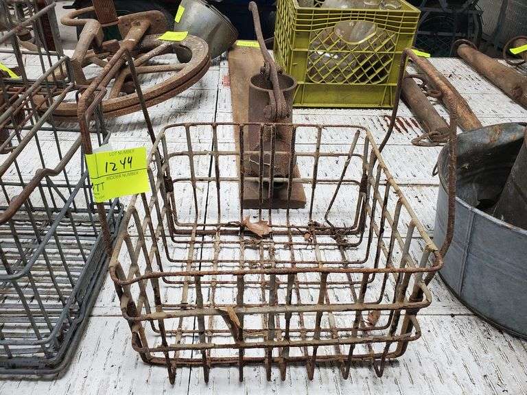 Metal crate with handles - Parrott Marketing Group