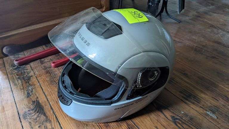 Fulmer full face lift front motorcycle helmet - Parrott