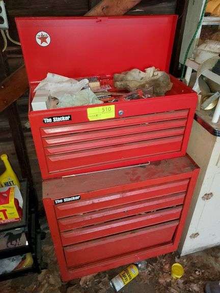 The Stacker rollaround tool box with contents - Parrott Marketing Group