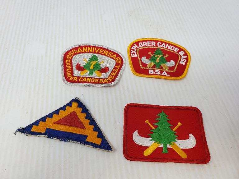 Boy Scout Canoe Explorer Patches - Parrott Marketing Group