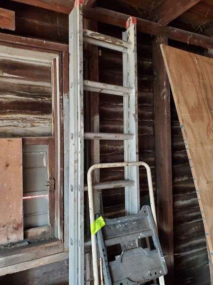 8 foot extension ladder, and Costco 3 step step ladder - Parrott ...