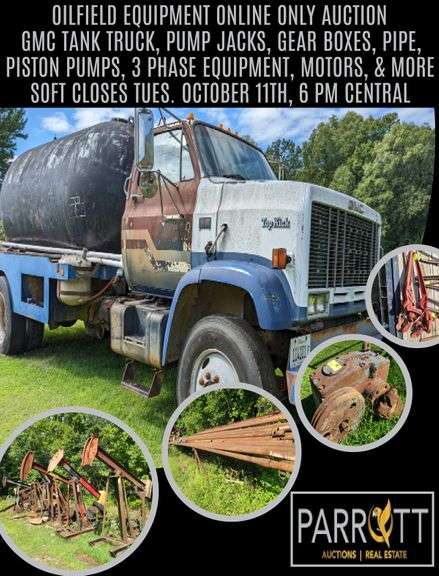 Smith Oil Field Equipment Auction - Parrott Marketing Group
