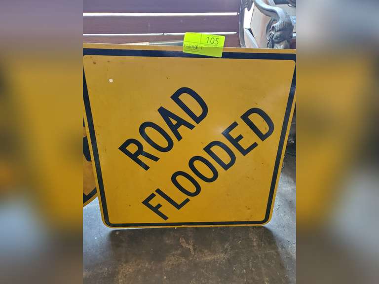 Road Flooded sign - Parrott Marketing Group