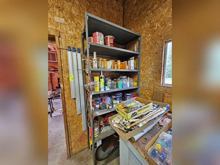 7-foot tall metal shelving unit with adjustable shelves - Parrott ...