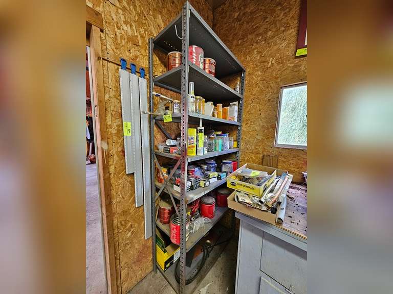 7-foot tall metal shelving unit with adjustable shelves - Parrott ...