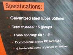 Z-931 TMG Straight Wall Storage Shelter - Pickett Auction Service LLC