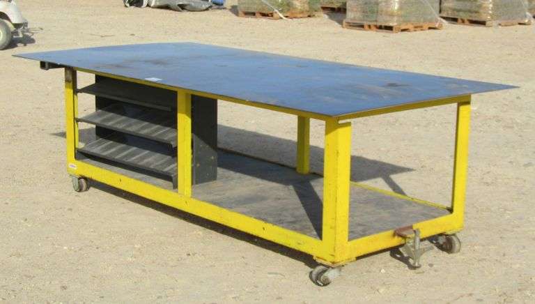 Z-1345 Rolling Shop Table - Pickett Auction Service