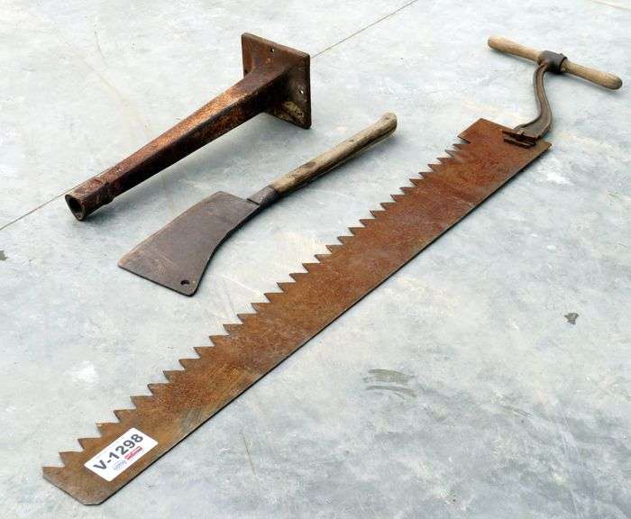 V-1298 Saw + Cleaver + Stand - Pickett Auction Service