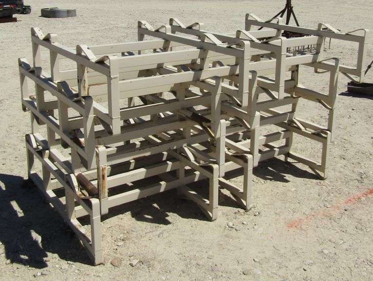 X-1444 Four Barrel Wine Racks - Pickett Auction Service