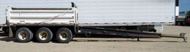 Y-1380 1990 Peerless 37' Triple Axle Pup Trailer - Pickett Auction Service