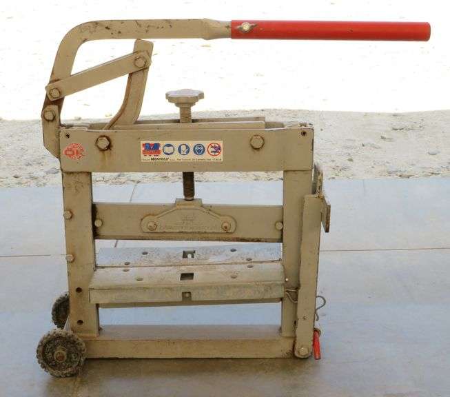 Y-933 Brick / Block Cutter - Pickett Auction Service