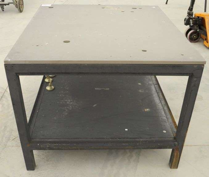 Y-1427 Cast Aluminum Machinist Table - Pickett Auction Service