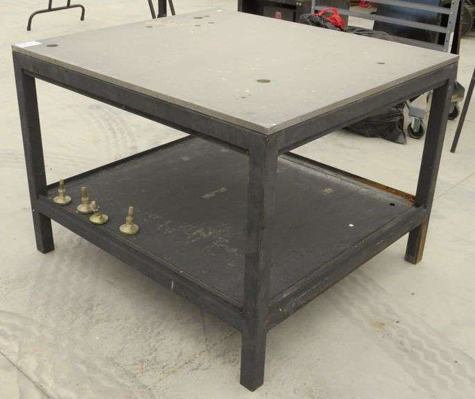 Y-1427 Cast Aluminum Machinist Table - Pickett Auction Service