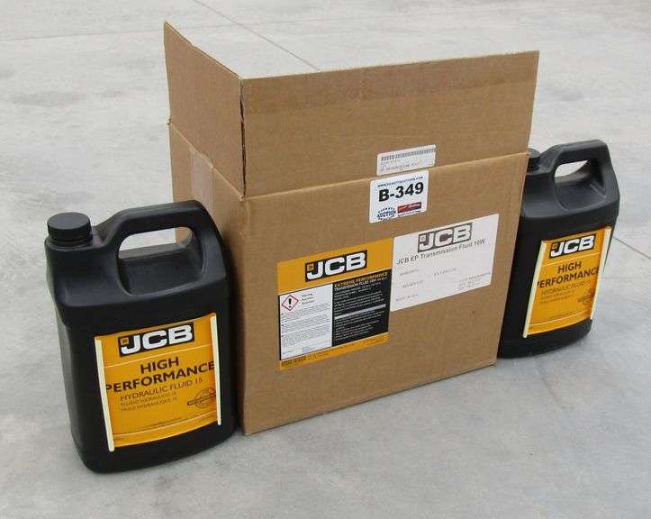 B-349 JCB Hydraulic + Transmission Fluid - Pickett Auction Service