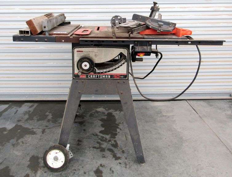 G-319 Craftsman Table Saw - Pickett Auction Service