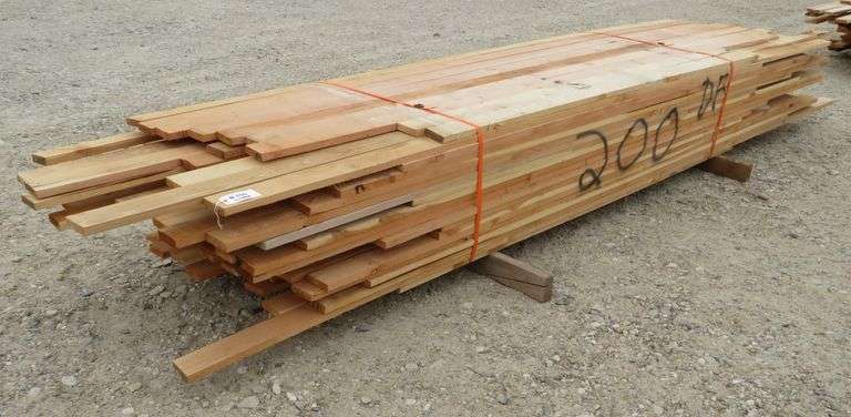 B-705 Doug Fir Lumber 1X4 (200pc) - Pickett Auction Service