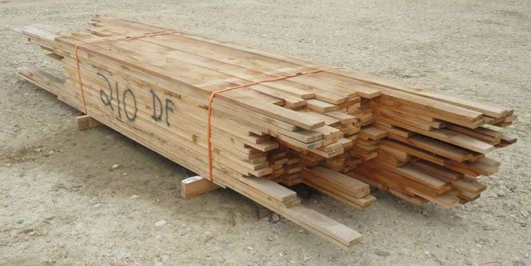 B-668 Doug Fir Lumber 1X4 (210pc) - Pickett Auction Service