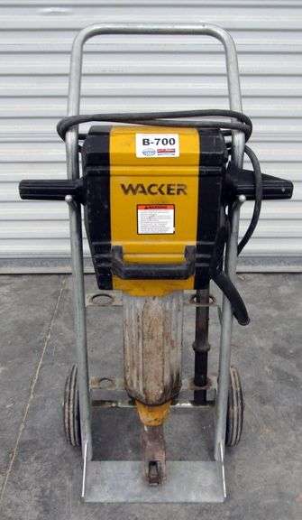 B-700 Wacker Electric Jack Hammer - Pickett Auction Service