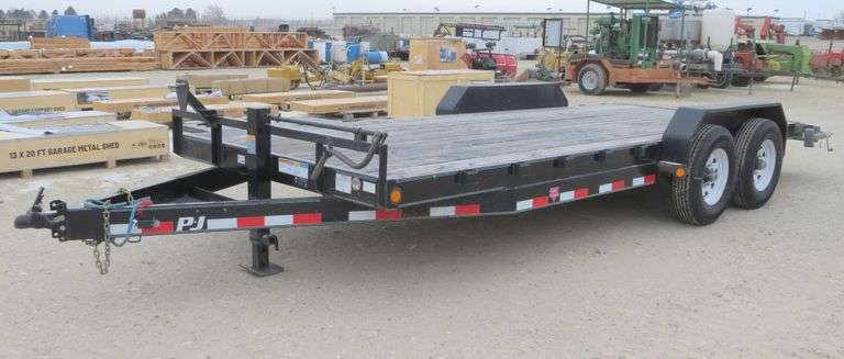 B-1278 2018 PJ Car Hauler 20' Trailer - Pickett Auction Service