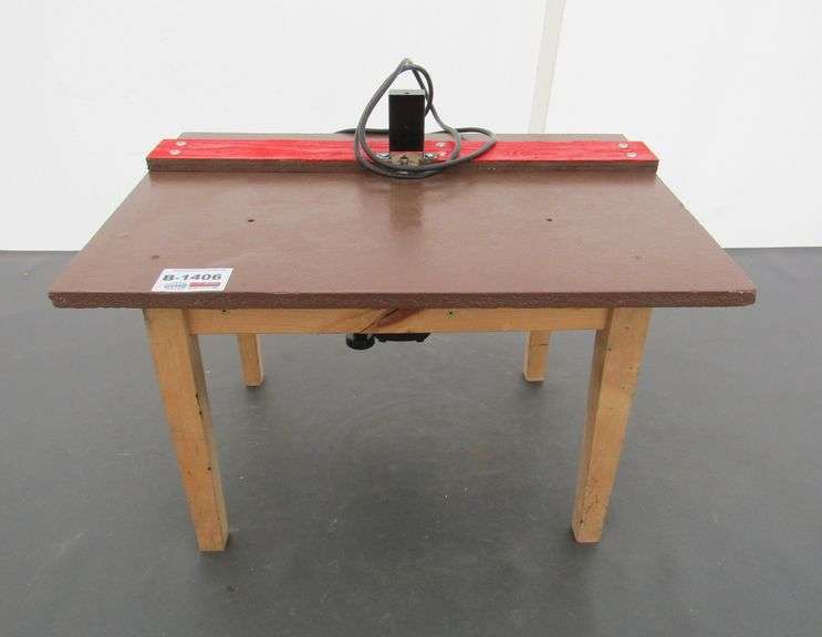 B-1406 Chicago Electric Router + Table - Pickett Auction Service