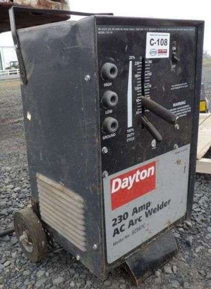 C-108 Dayton AC Arc Welder - Pickett Auction Service