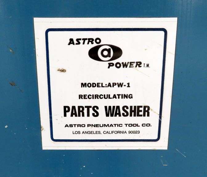 D-400 Astro Parts Washer - Pickett Auction Service