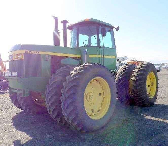C-566 1983 John Deere 8650 MFWD Tractor - Pickett Auction Service
