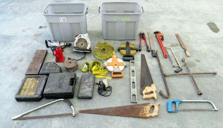 D-1628 Shop Hand Tools - Pickett Auction Service