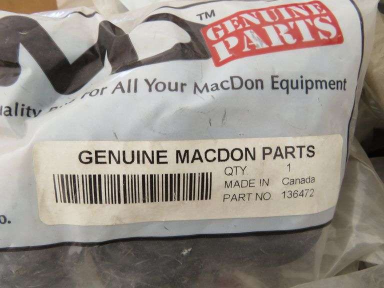 D-1759 MacDon + OXBO parts - Pickett Auction Service