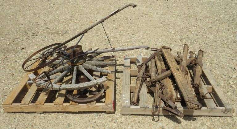 E-253 Primitive Wheels + Hand Plow - Pickett Auction Service