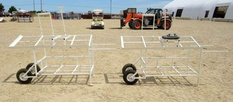 E-865 Steel Grape Carts + Scale - Pickett Auction Service