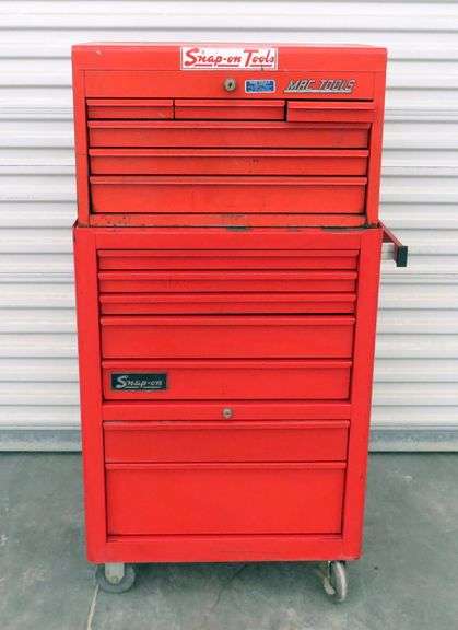 E-895 Mac Tool Box & Snap-On Rolling Tool Box & Contents - Pickett ...