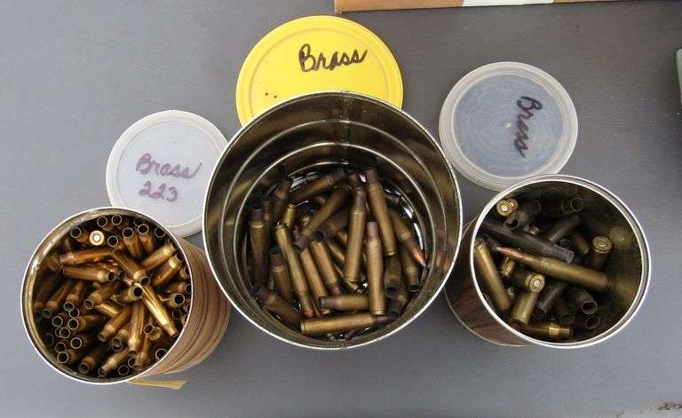 E-1141 Reloading Brass + Bullets - Pickett Auction Service
