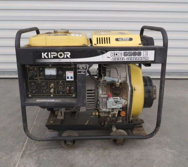F-566 Kipor KDE 6500E Diesel Generator - Pickett Auction Service