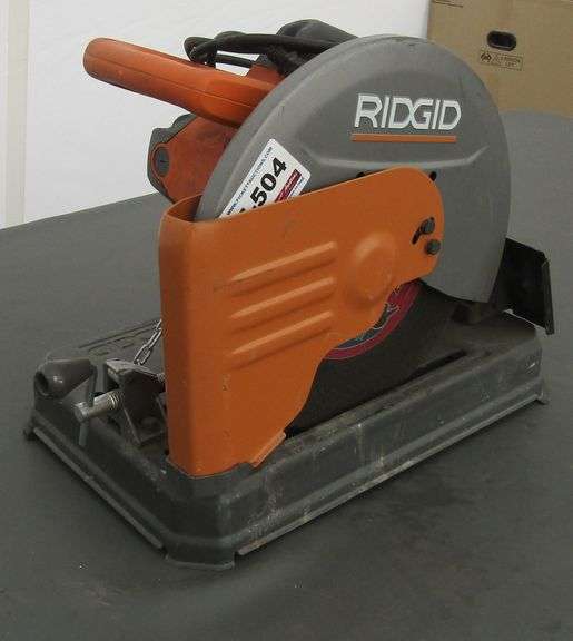 F-504 Ridgid Chop Saw - Pickett Auction Service