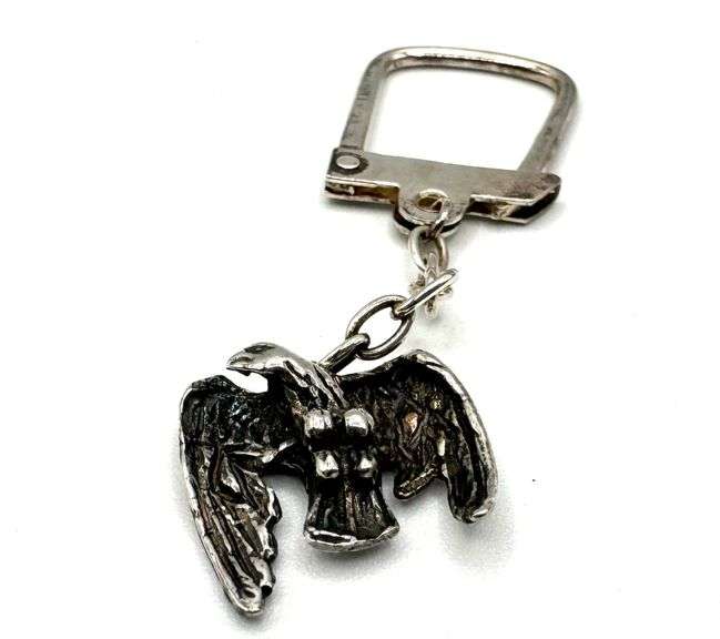 Vintage Sterling 925 Eagle Key Chain - Piece by Piece