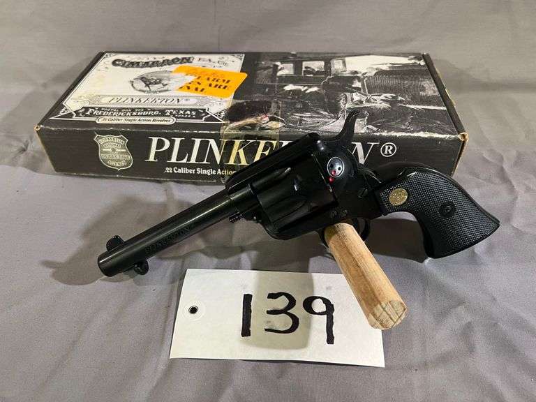 Cimarron Firearms .22LR Plinkerton Revolver - Peterson Land & Auction LLC