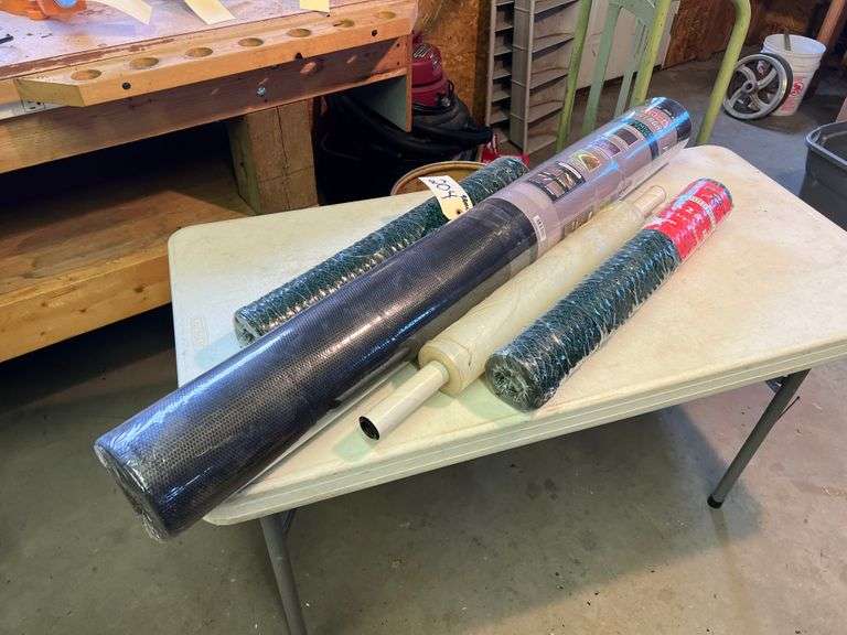 Misc Rolls of netting, barrier & wrap - Peterson Land & Auction LLC